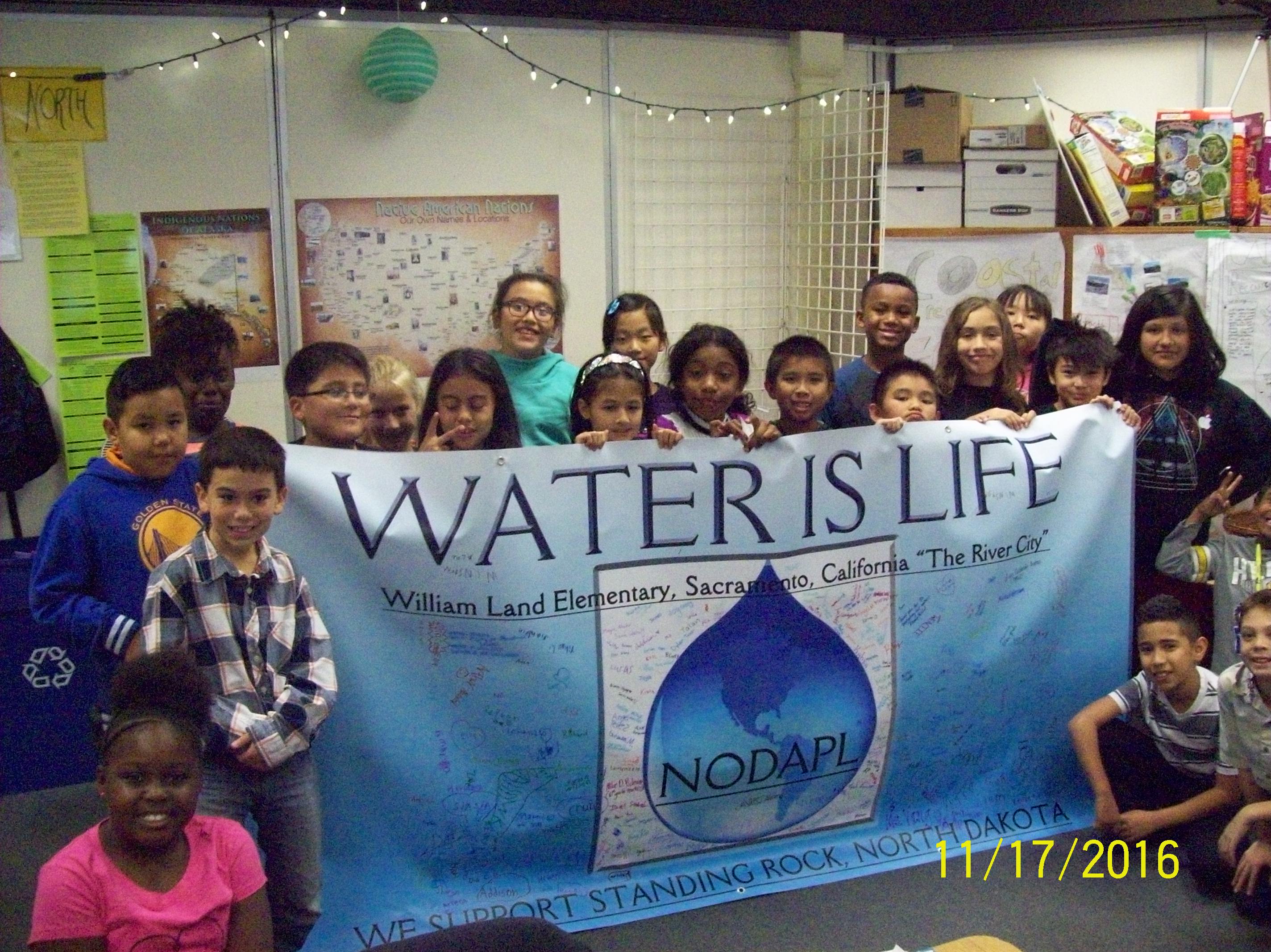The Water is Life Banner: A Look Back | Water is Life